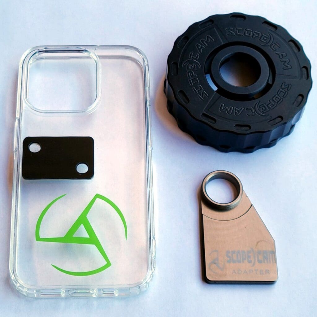 MAG-2 FIXED POSITION KIT WITH BRANDED LOGO CASE - Scope)Cam Adapter